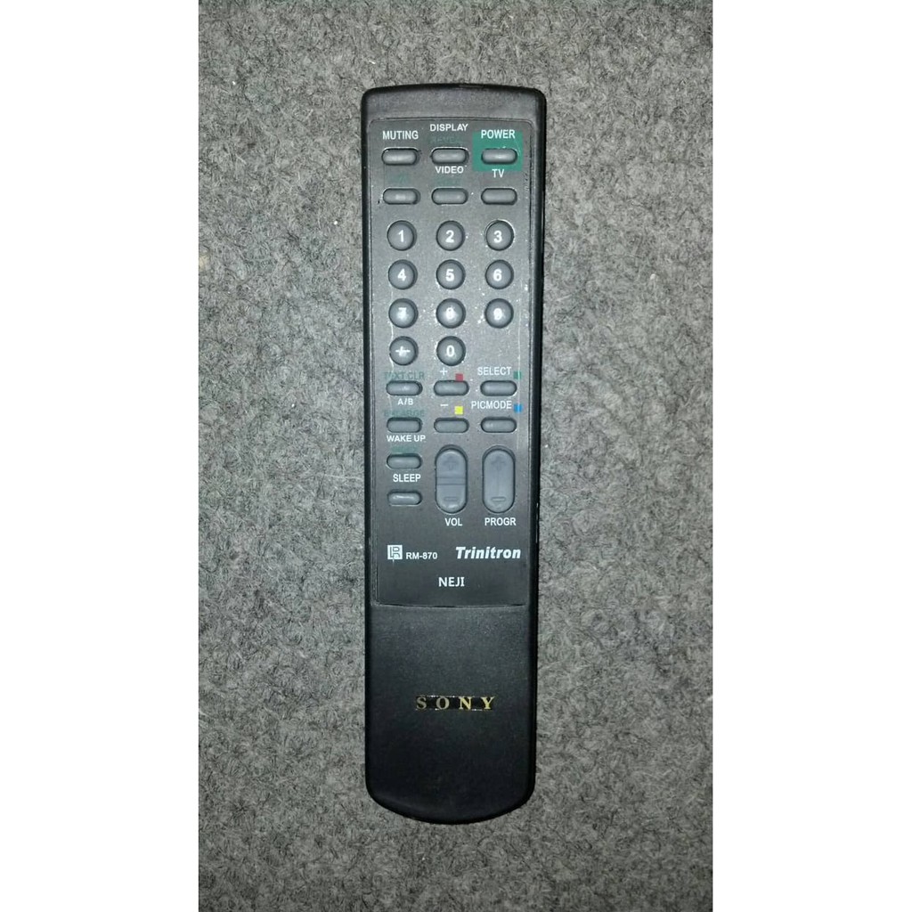Jual new REMOT/REMOTE TV SONY TABUNG TRINITRON RM-870 KW kualitas ...