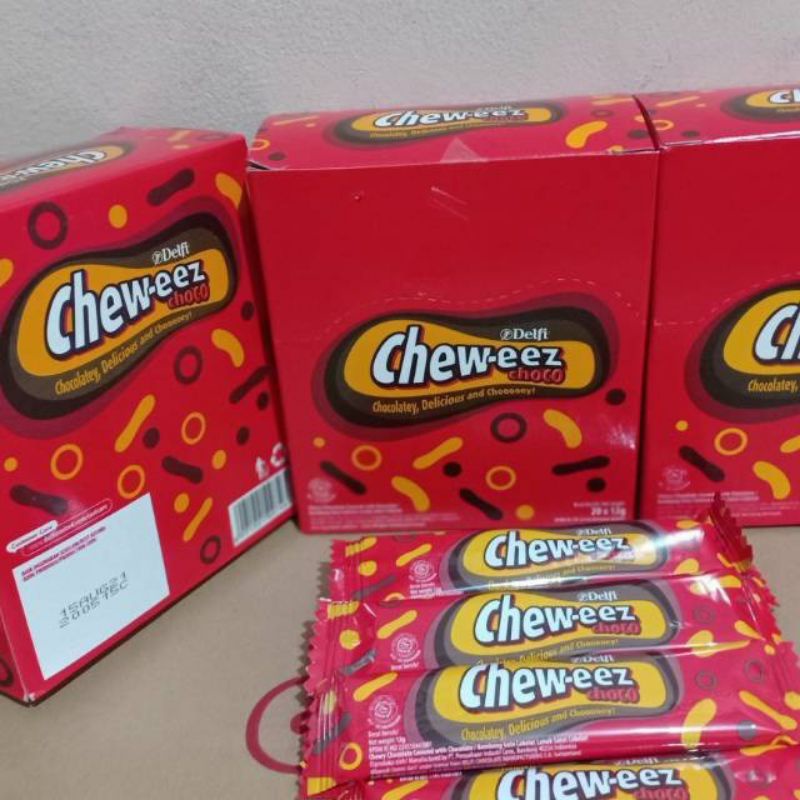 Jual CHEWEEZ CHOCOLATE BOX DELFI ISI 20 PCS | Shopee Indonesia
