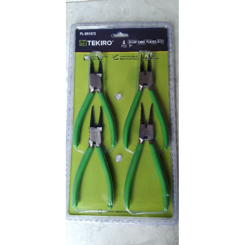 Jual TANG SNAP RING SET TEKIRO/SNAP RING PLIERS SET 7" TEKIRO | Shopee ...