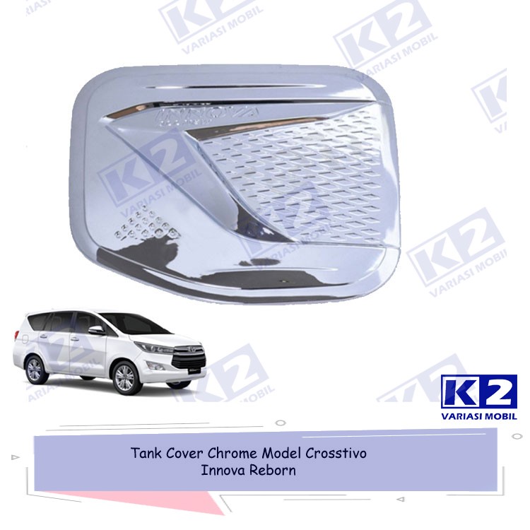 Jual Tutup Tangki Bensin Tank Cover Chrome Model Crosstivo Mobil Innova ...