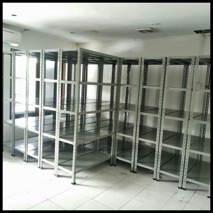 Jual Rak Besi Siku 5 Susun|Rak Siku Gudang|100X30X200Cm(Pxlxt) | Shopee ...