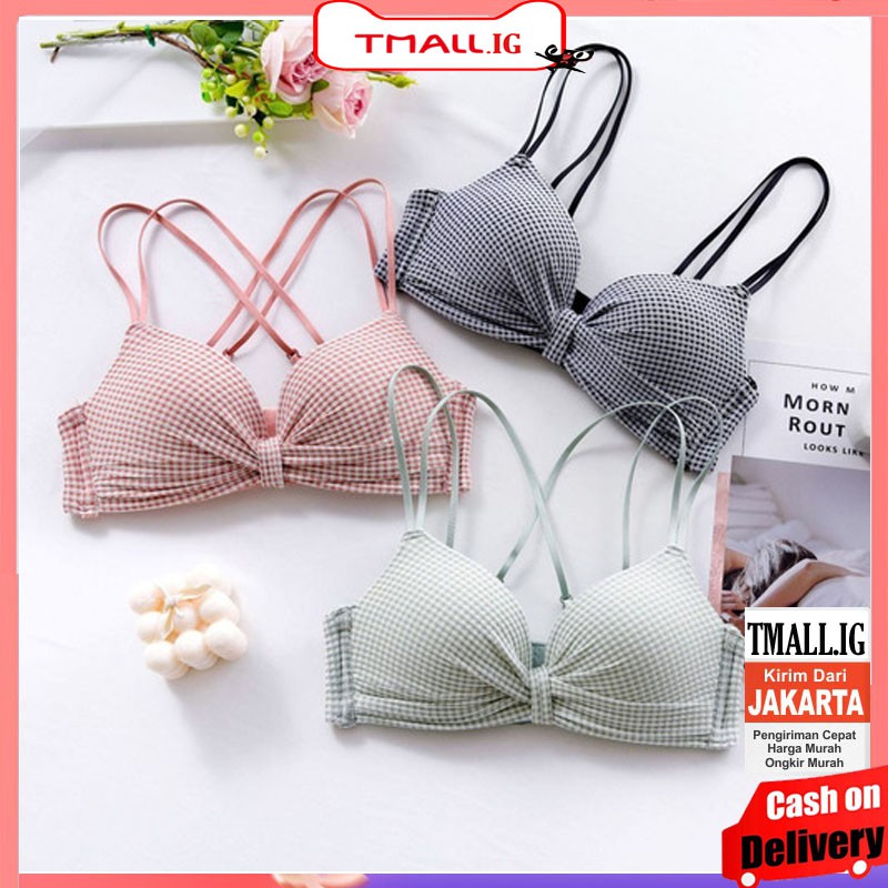 Jual ♕ Tmall ♕ TM-093 Bra Jepang Sexy Tanpa Kawat Bra Import Premium ...