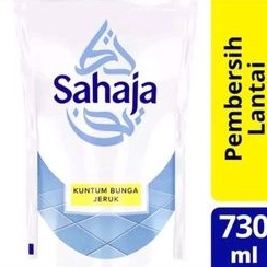 Jual SAHAJA PEMBERSIH LANTAI KUNTUM BUNGA JERUK 730ML | Shopee Indonesia