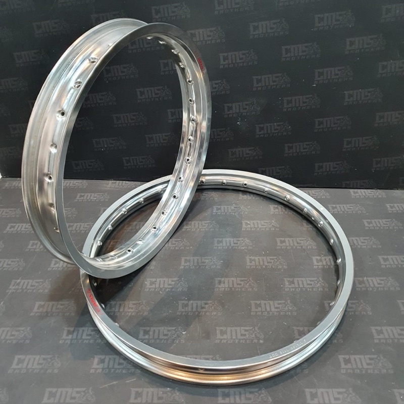 Jual Velg Alloy CRV Japan 18 x 215 dan 21 x 160 Silver Kilat 36H 1 Set ...