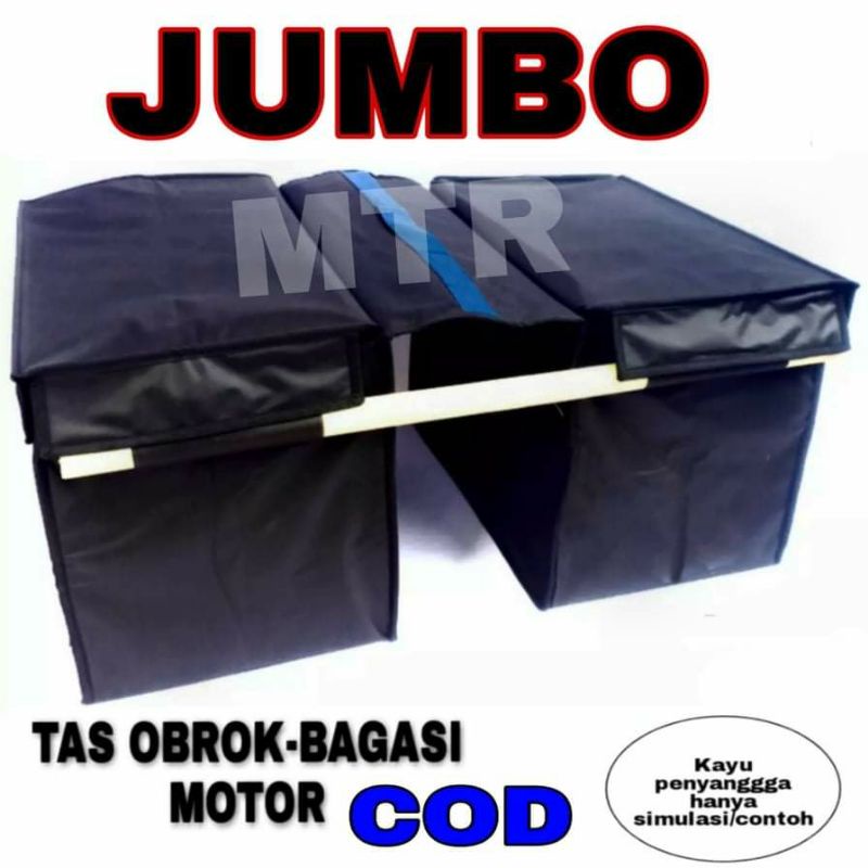 Jual TAS OBROK-BAGASI MOTOR JUMBO & STANDAR | Shopee Indonesia