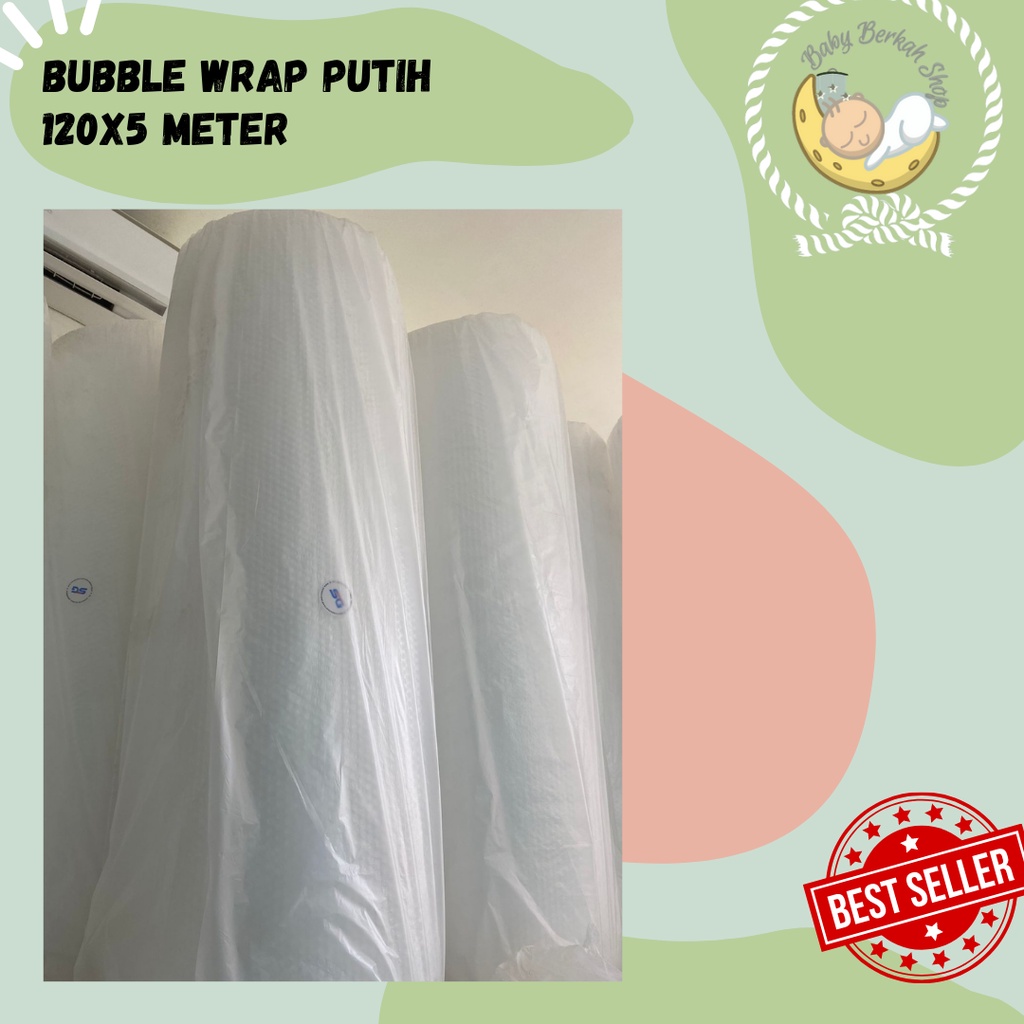 Jual BSS090 | Bubble Wrap Putih 120 cm x 5 meter | Shopee Indonesia