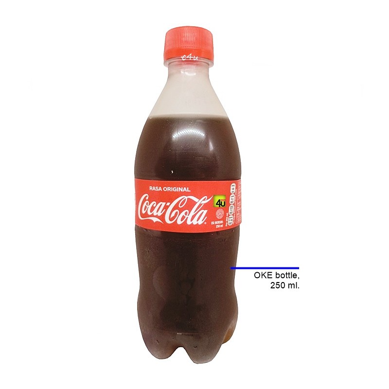 Jual Coca-Cola OKE - Botol Cola Drink RTD - Netto 250ml | Shopee Indonesia