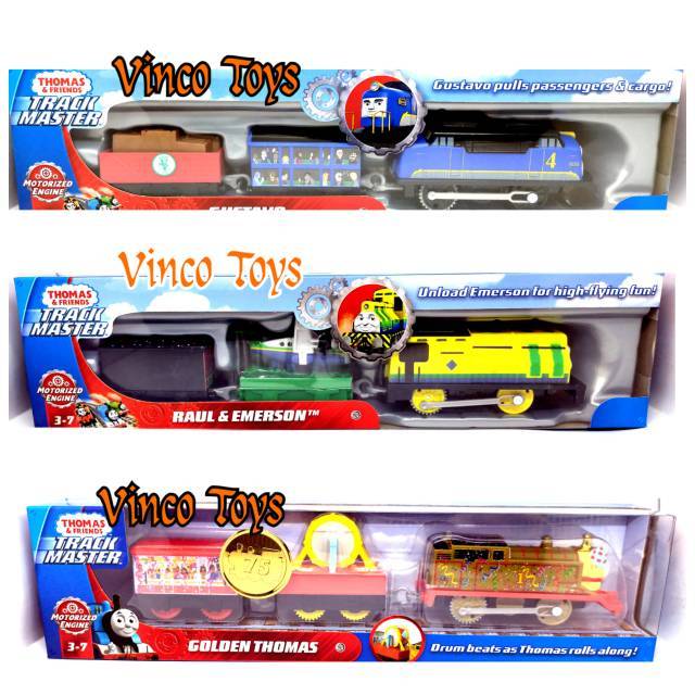 Jual THOMAS AND FRIENDS TRACKMASTER MOTORIZED ENGINE GOLDEN THOMAS ...