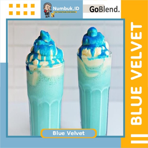Jual Bubuk Minuman Rasa Blue Velvet/Blue Velvet Powder Drink Flavour ...