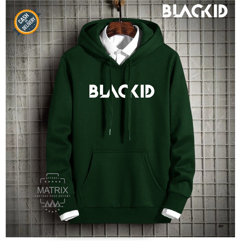 Jual Sweater Hoodie Pria Trend BLACKID Fleece Korean Style | Shopee ...