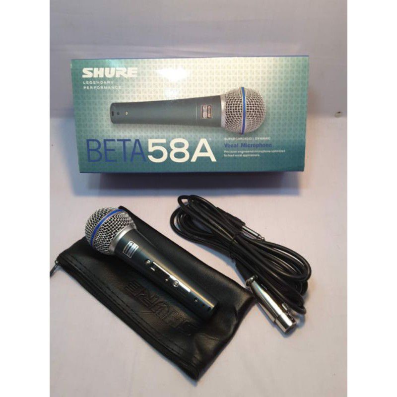 Jual mic shure beta 58 A cocok untuk vocal beta 58A | Shopee Indonesia