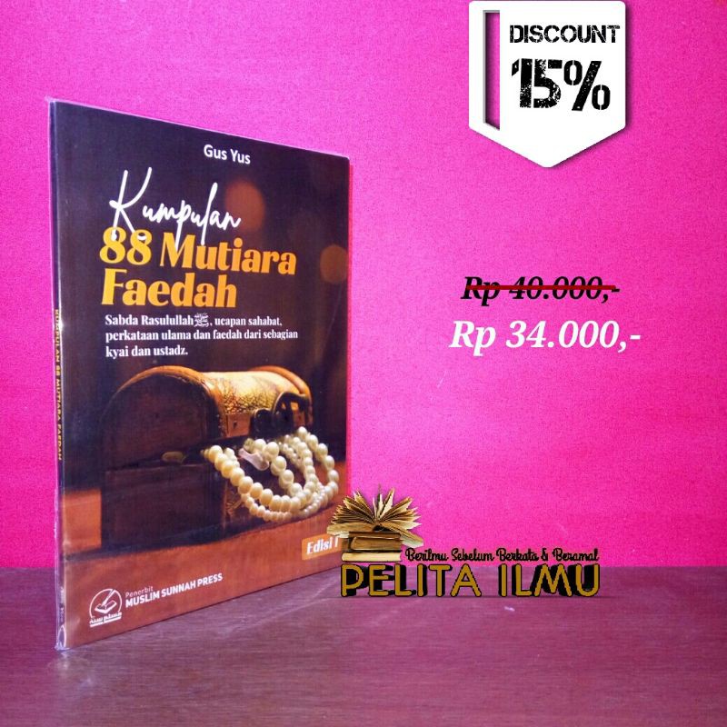 Jual Buku Kumpulan 88 Mutiara Faedah Edisi 1 | Shopee Indonesia