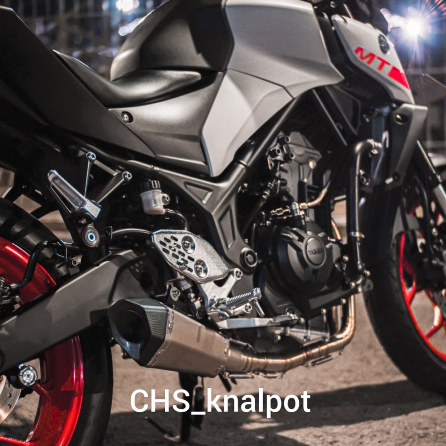 Jual Knalpot Akrapovic conical underbelly R25/MT25 | Shopee Indonesia