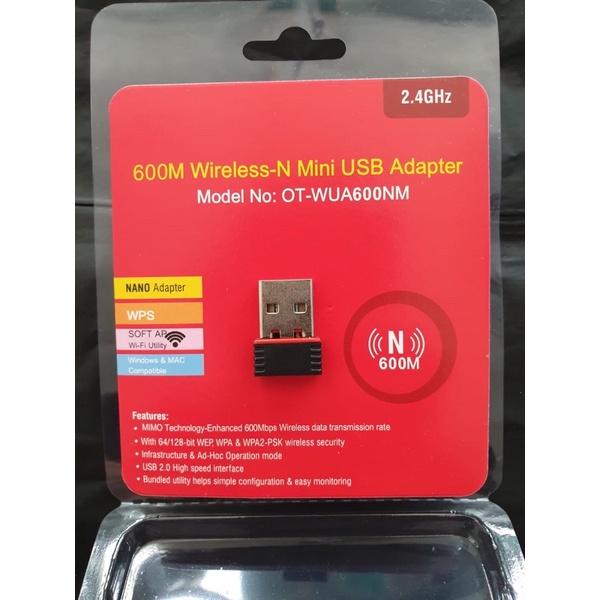 Jual USB WIFI Adapter Wireless mini network dongle 600Mbps | Shopee Indonesia