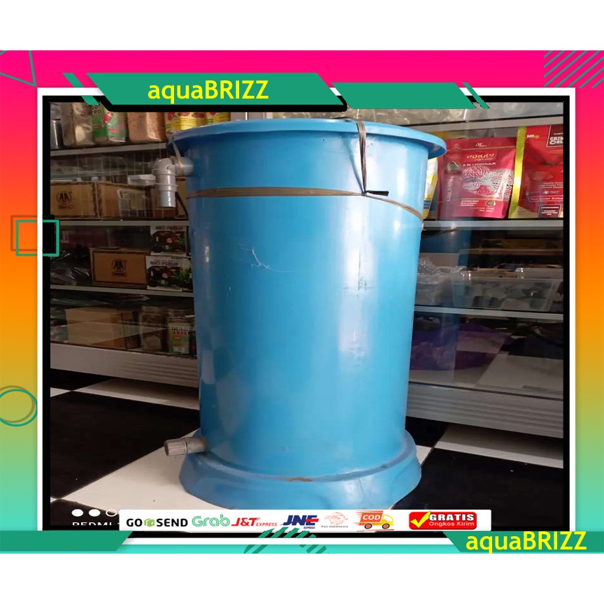 Jual TONG aquarium kolam ikan tabung filter tong filter kosong external ...