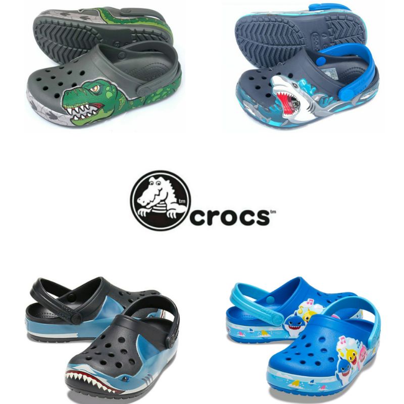 Jual SANDAL ANAK LAKI LAKI/CROCC FUN LAB BAND CLOG KARAKTER ANAK COWOK ...