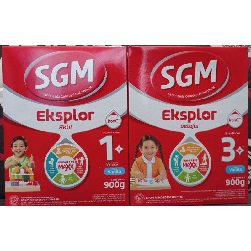 Jual Susu sGm 1+ & 3+ madu & vanila 900gr | Shopee Indonesia