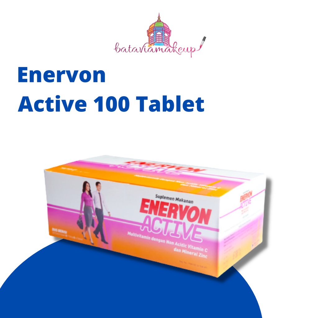 Jual ENERVON MULTIVITAMIN//ACTIVE// 1 BOX ISI 100 TAB | Shopee Indonesia
