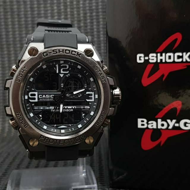 Jual JAM TANGAN PRIA CASIO G SHOCK ANTI AIR PALA BESI GTS 146 JAM SPORT ...