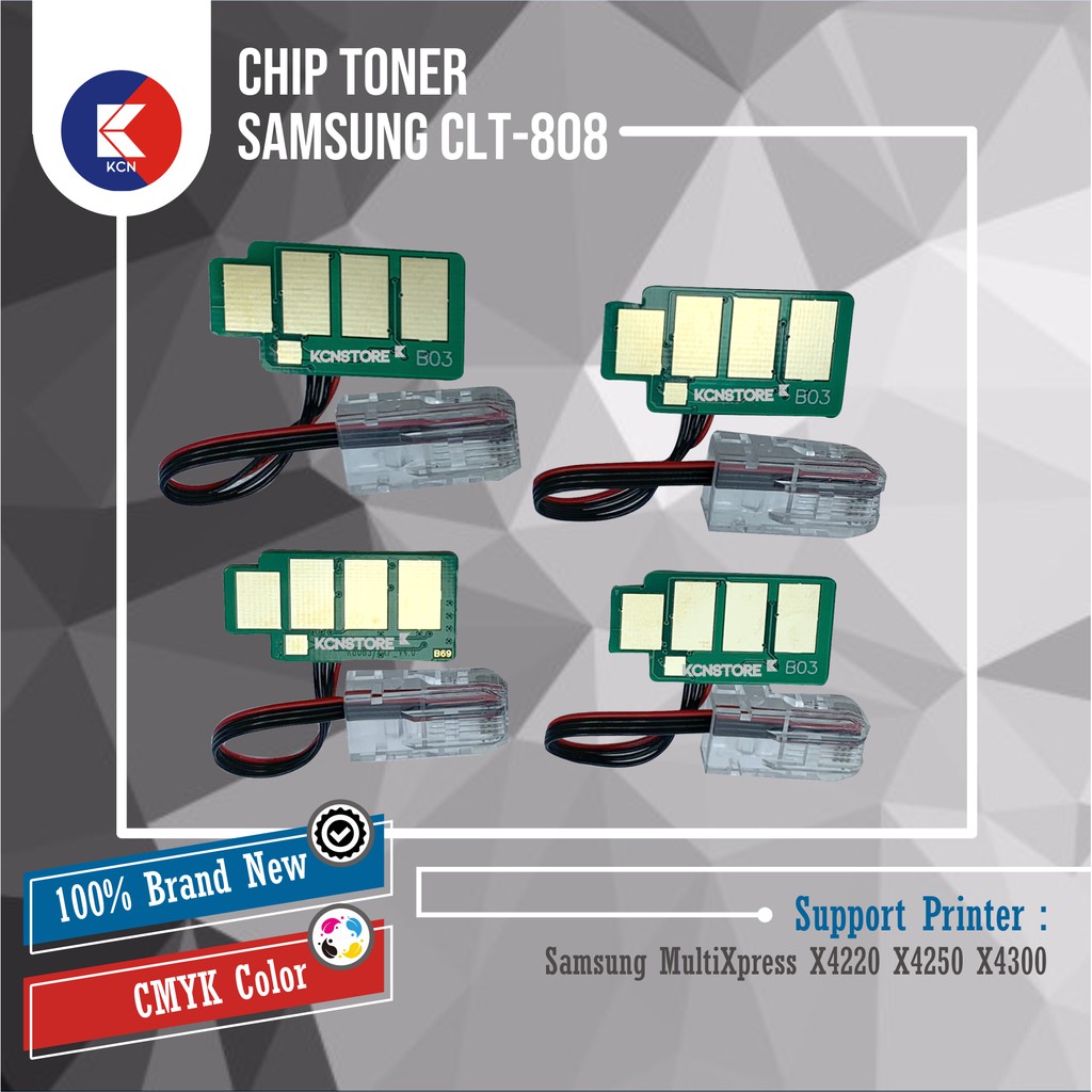 Jual Chip Toner Samsung CLT808 808 X4220 X4250 X4300 | Shopee Indonesia