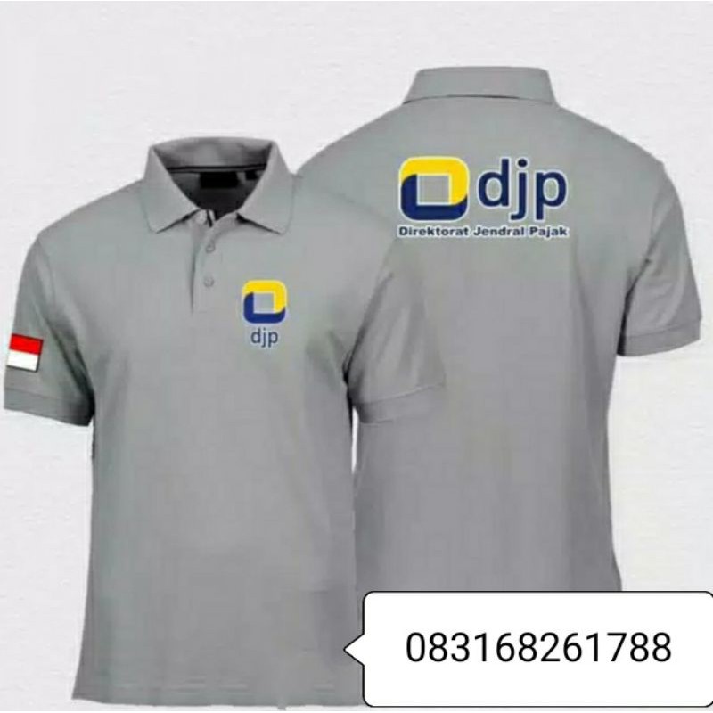Jual Kaos DJP Kaos direktorat jenderal pajak polo katun full bordir ...