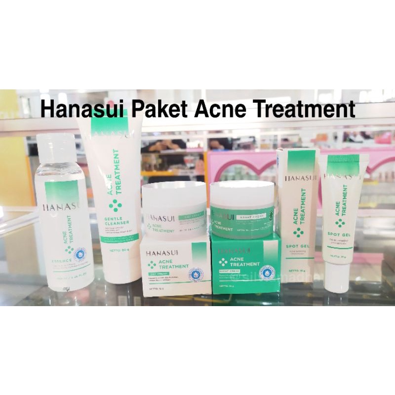 Jual Hanasui Paket Acne Treatment ( Untuk jerawat) | Shopee Indonesia