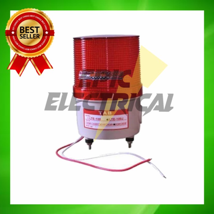 Jual Produk Terbaru Murah Fort Lampu Warning Light 4 Inch 24Vdc Merah ...