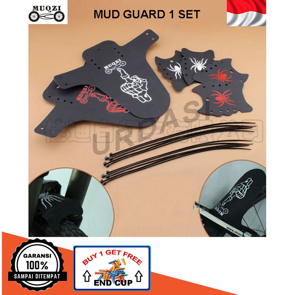 Jual Mud Guard Universal Fender Spakbor Slebor Depan Belakang Sepeda ...