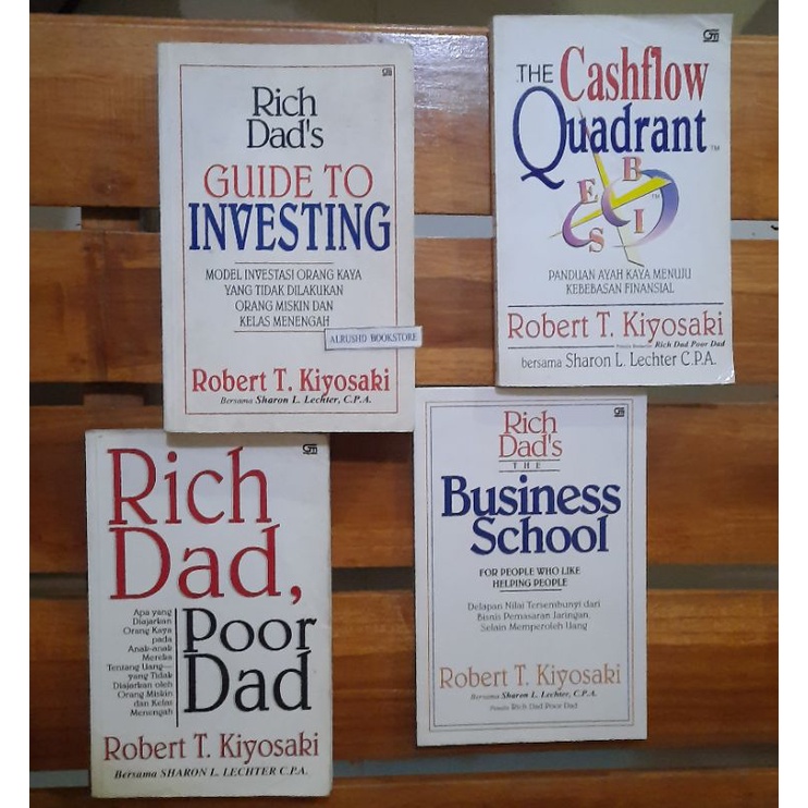 Jual Original 100 ⭐⭐⭐ Seri Buku Robert T Kiyosaki Rich Dad Poor Dad