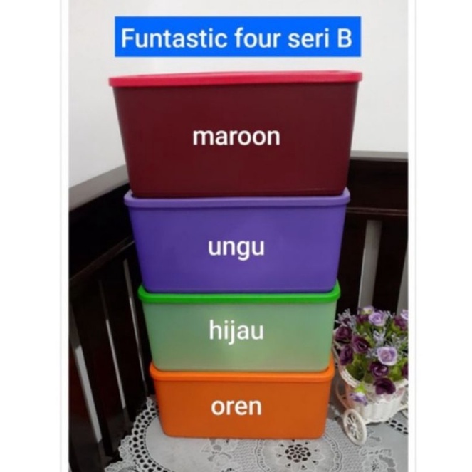 Jual funtastic 4 wadah jumbo sayur/buah (harga ecer) | Shopee Indonesia