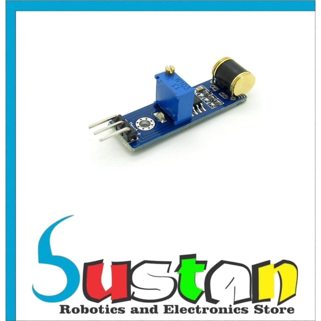 Jual Vibration Sensor 801S Detection Adjustable Getar Module Arduino ...