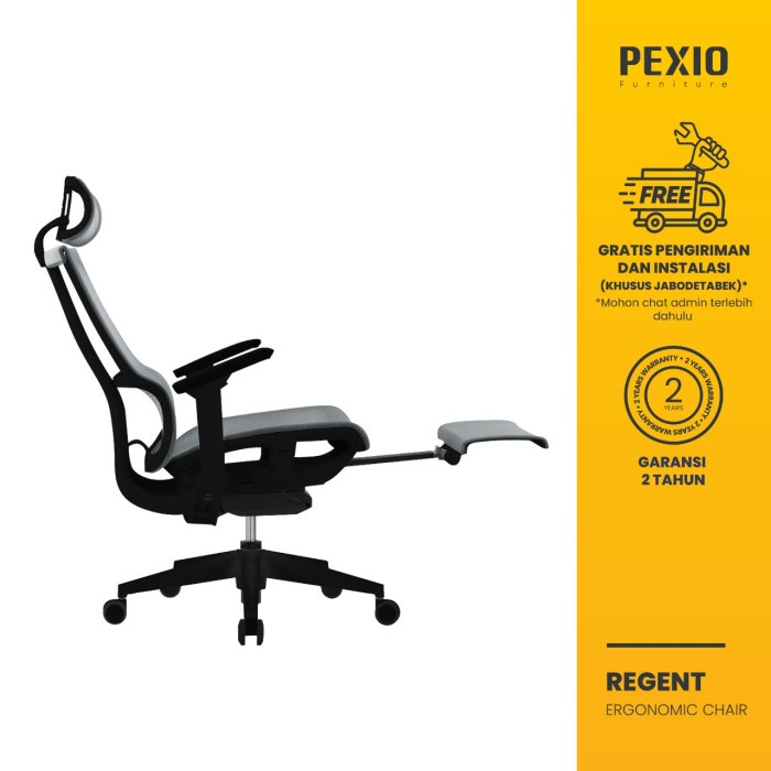Jual Kursi Kantor | Kursi Jaring | Kursi Ergonomic | Regent| PEXIO ...