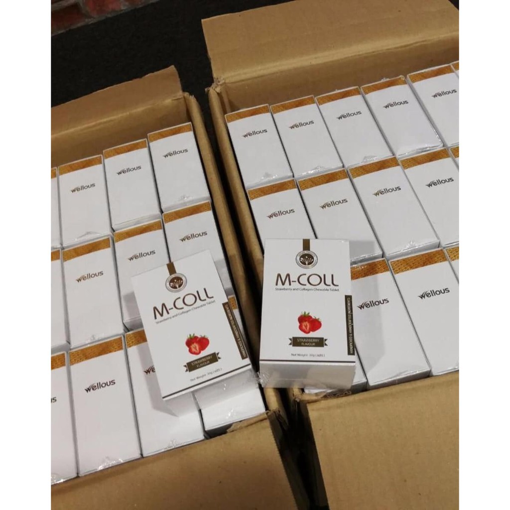 Jual MCOLL M COLL Original Collagen Candy Whitening & Anti Aging ...