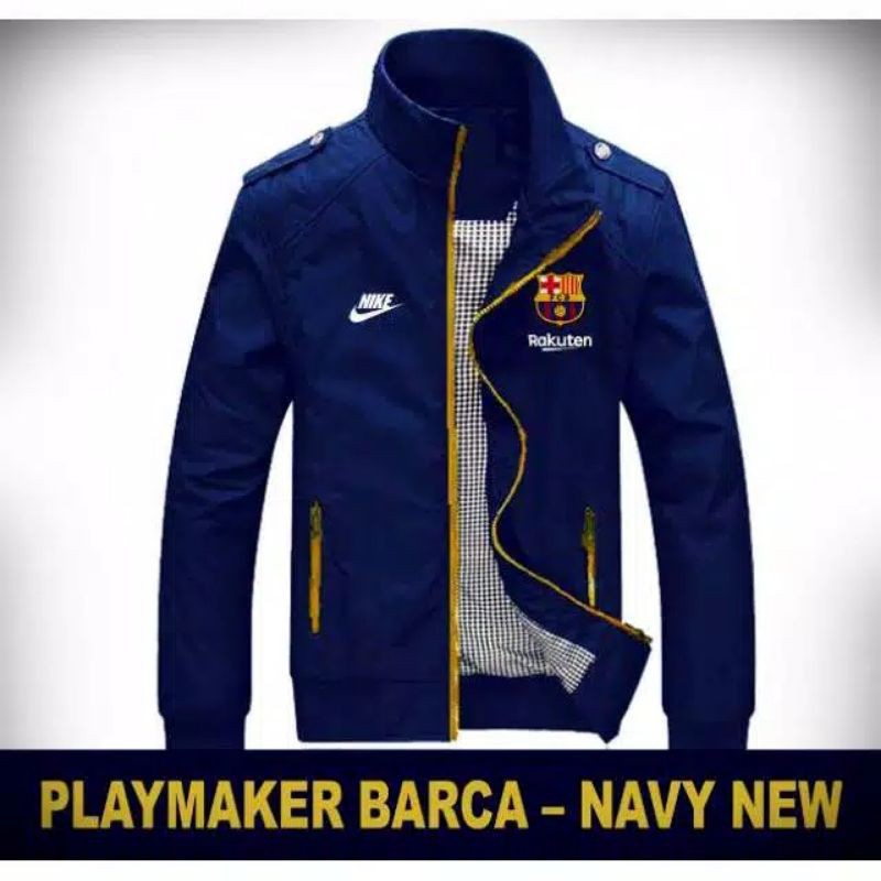 Jual Jaket Bola Jacket Barcelona 2021 Keren Pria Wanita Jaket Playmaker ...