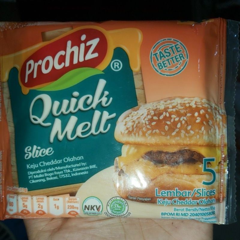 Jual prochiz quick melt slice isi 5 | Shopee Indonesia