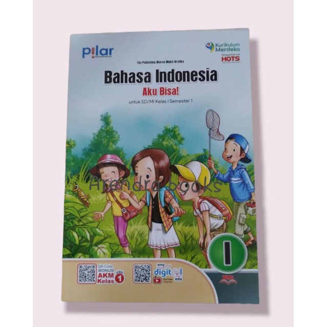 Jual Buku PILAR pelajaran Bahasa indonesia kelas 1 semester 1kurikulum merdeka penerbit PT.warna ...