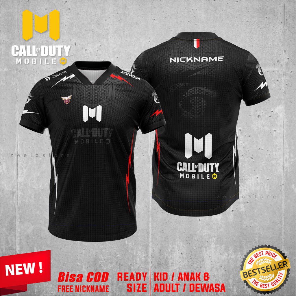 Jual Jersey Call Of Duty Gratis Nama & Logo Custom | Shopee Indonesia
