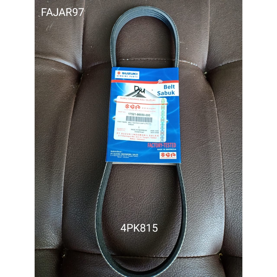 Jual Fan belt/tali kipas AC Alternator ESTEEM 1.6/BALENO OLD/VITARA OLD/FUTURA INJECT/NEW ESCUDO ...