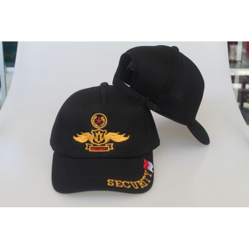 Jual Topi Security Wings Star Topi Jaring Double Mess | Shopee Indonesia
