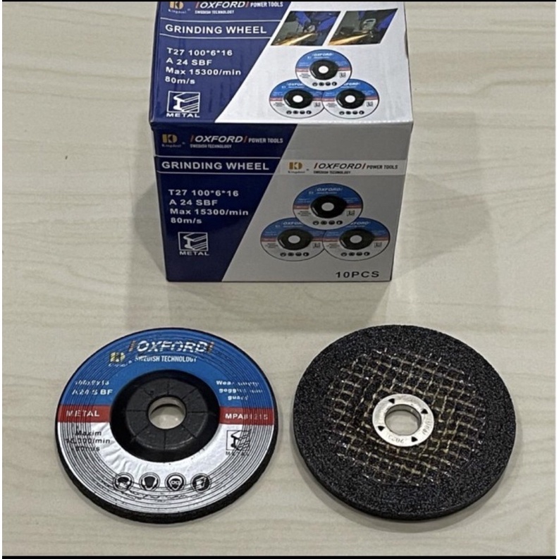 Jual OXFORD 4”x6mm TEBAL Batu gerinda poles 4 inchi mata gurinda tangan ...