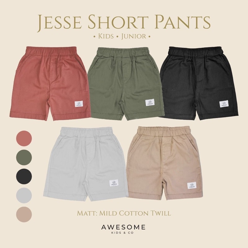 Jual JESSE SHORT PANTS ANAK UNISEX (1-7thn) | Shopee Indonesia