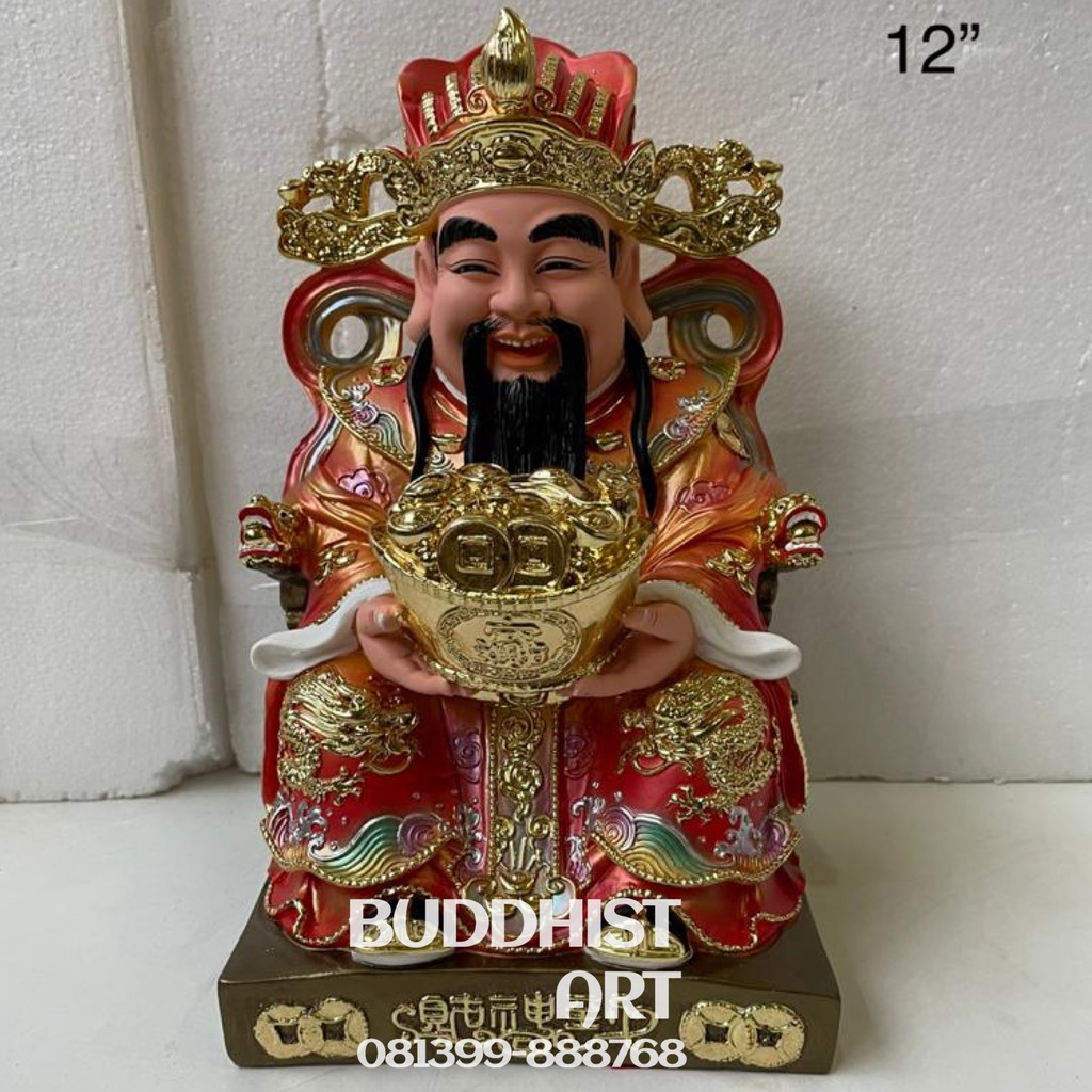 Jual Patung dewa caisen /chai sen/ chaisen ye/ dewa rejeki 12 inch | Shopee Indonesia