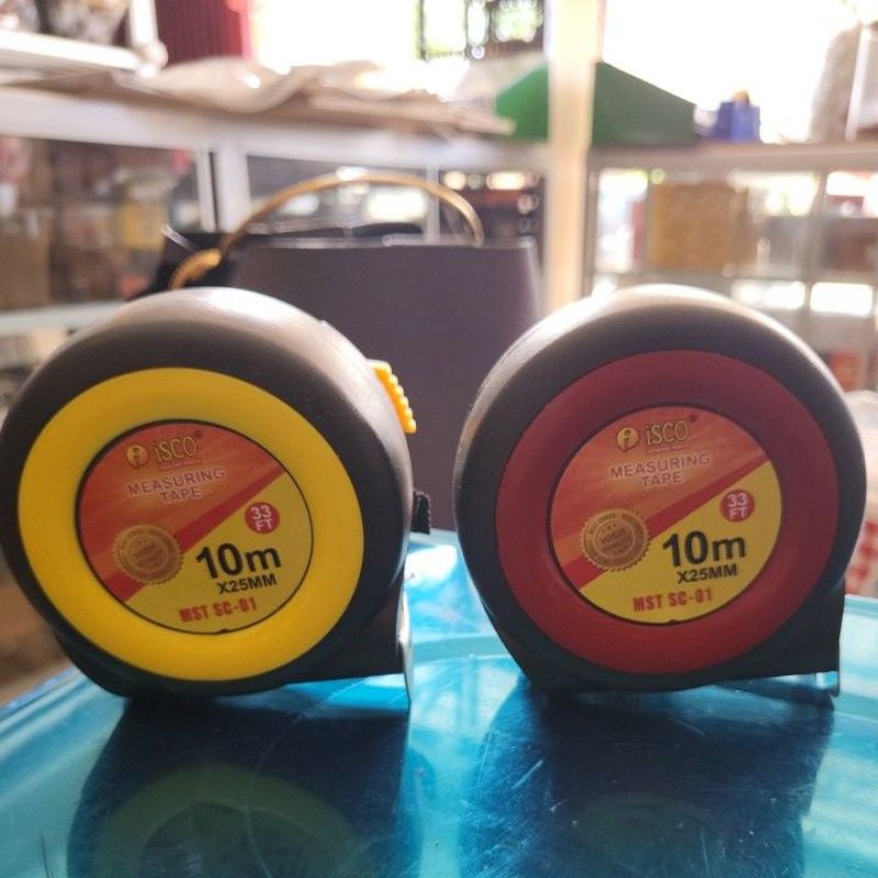 Jual meteran merk isco 10m x 25mm | Shopee Indonesia