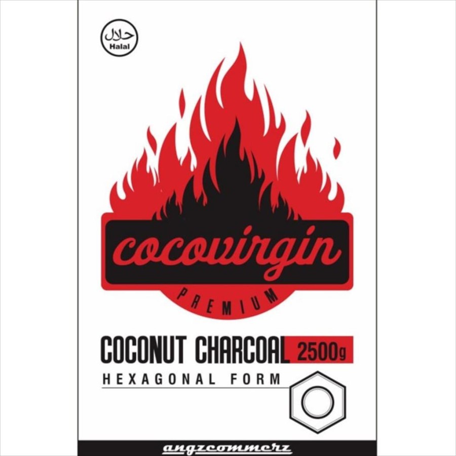 Jual Briket Arang Kelapa Hexagonal 2,5kg | Shopee Indonesia