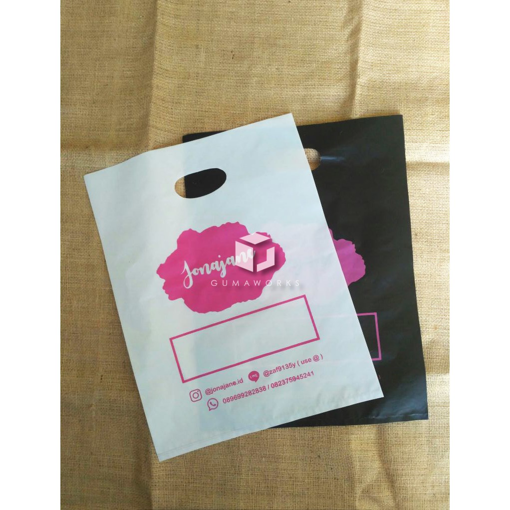 Jual PACKAGING HD PLONG UKURAN 30x40 CM DENGAN SABLON | Shopee Indonesia