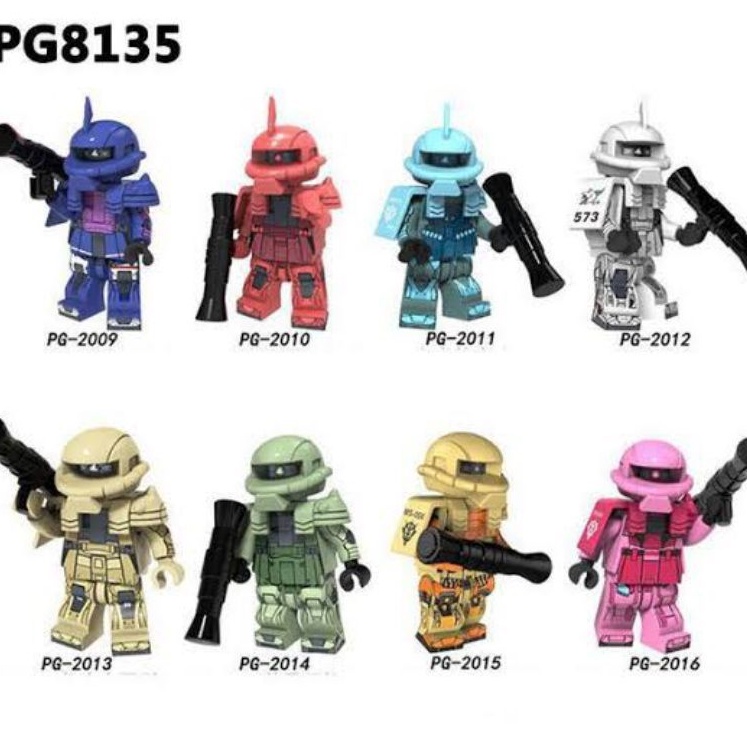 Jual Mainan Gundam Minifigure Brick PG8135 | Shopee Indonesia