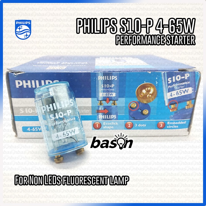 Jual PHILIPS Starter S10 P - Performance Starter 4W-65W | Shopee Indonesia
