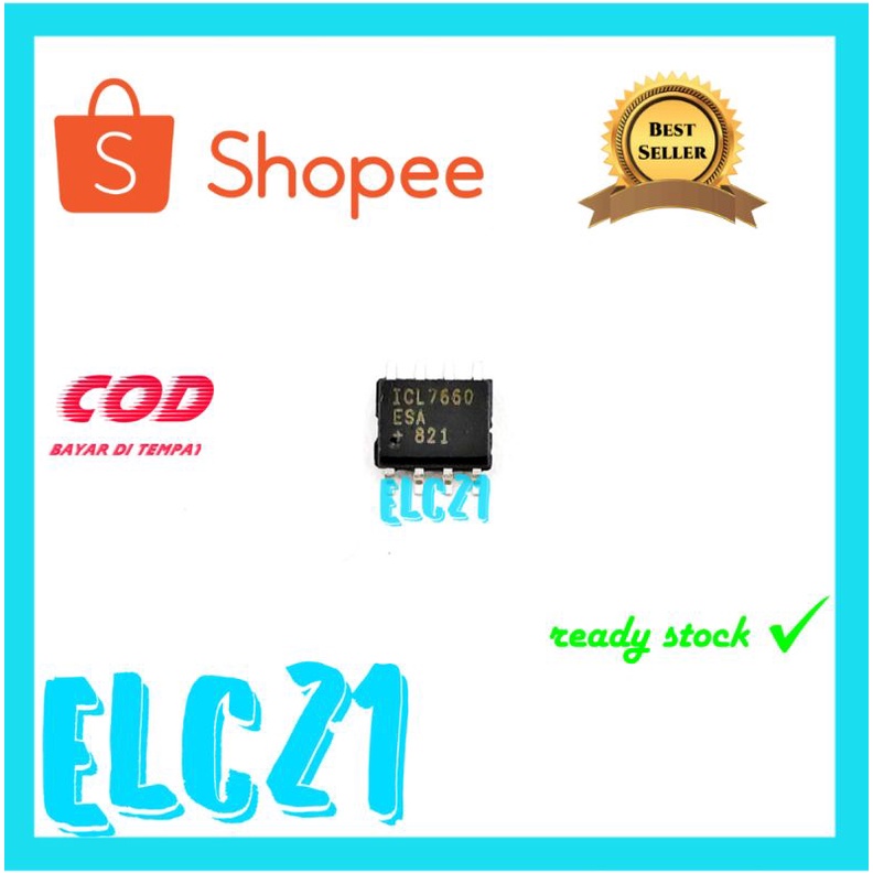 Jual IC ICL7660 SMD I7660 SMD 8 PIN | Shopee Indonesia