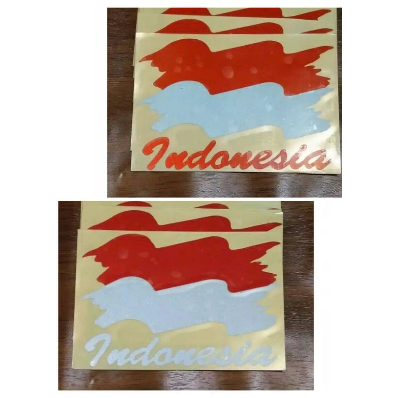 Jual STICKER BENDERA INDONESIA CUTTING2 | Shopee Indonesia