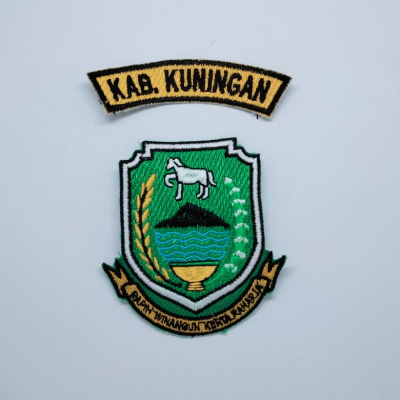 Jual Logo Bordir Kabupaten Kuningan / Logo Kabupaten Kuningan / Bordir ...